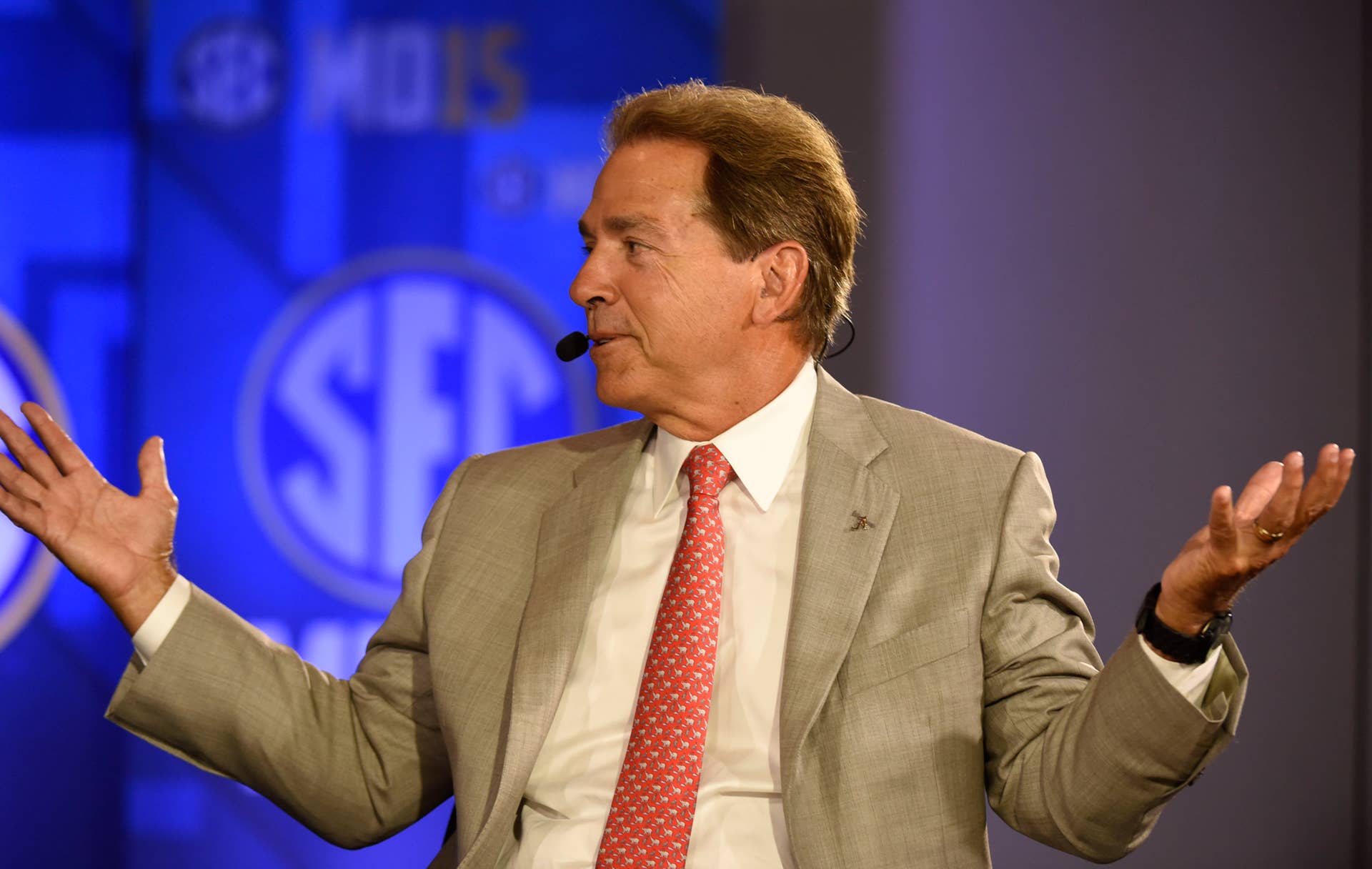 On His First College GameDay, Nick Saban Throws Out a Challenge to Dan ...