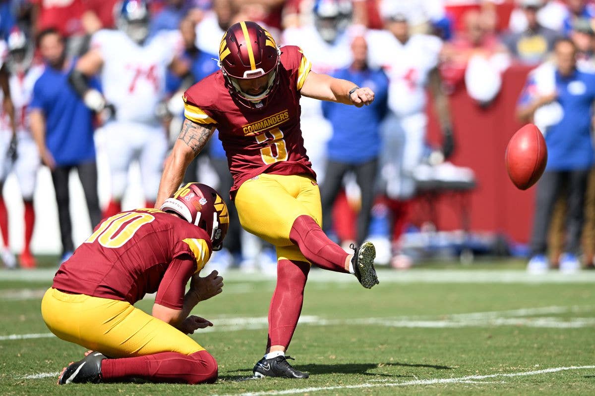 Washington Commanders' Austin Seibert, Tress Way Respond to Late ...