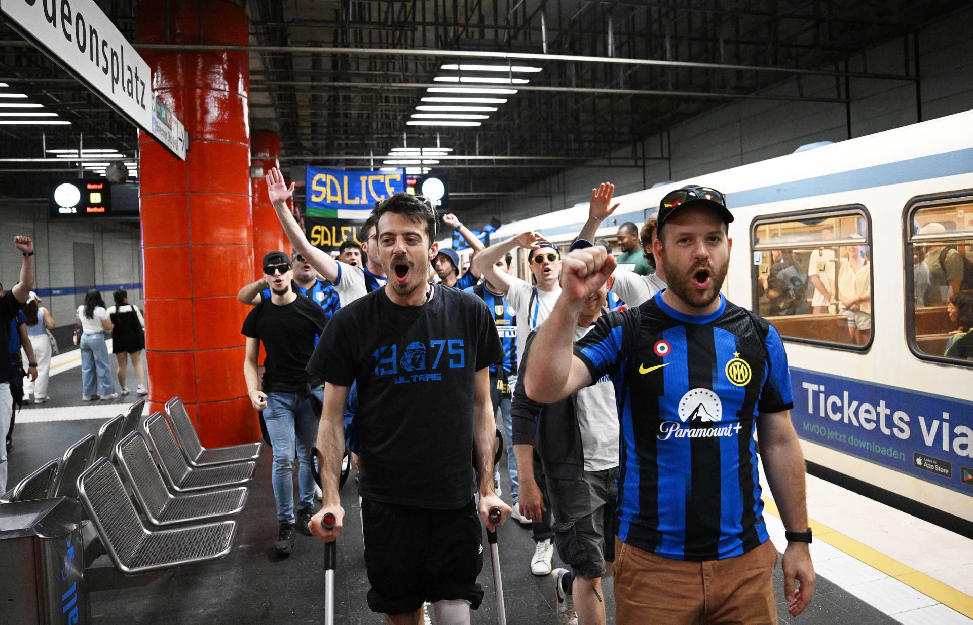 PSG and Inter Milan Fans Clash on Subway Ahead of Final in Munich ...