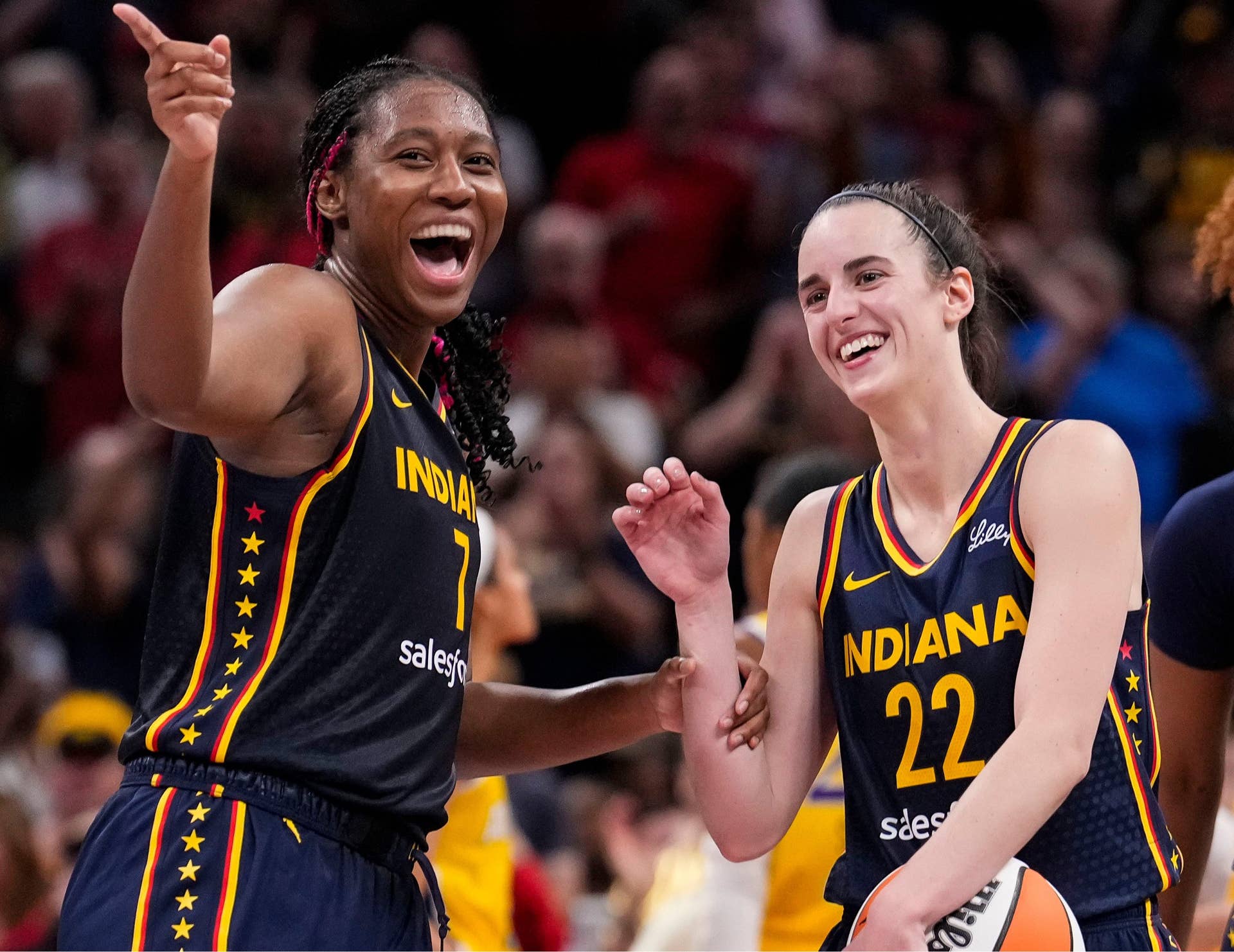 Caitlin Clark, Aliyah Boston Set First-Ever Record in Indiana Fever ...