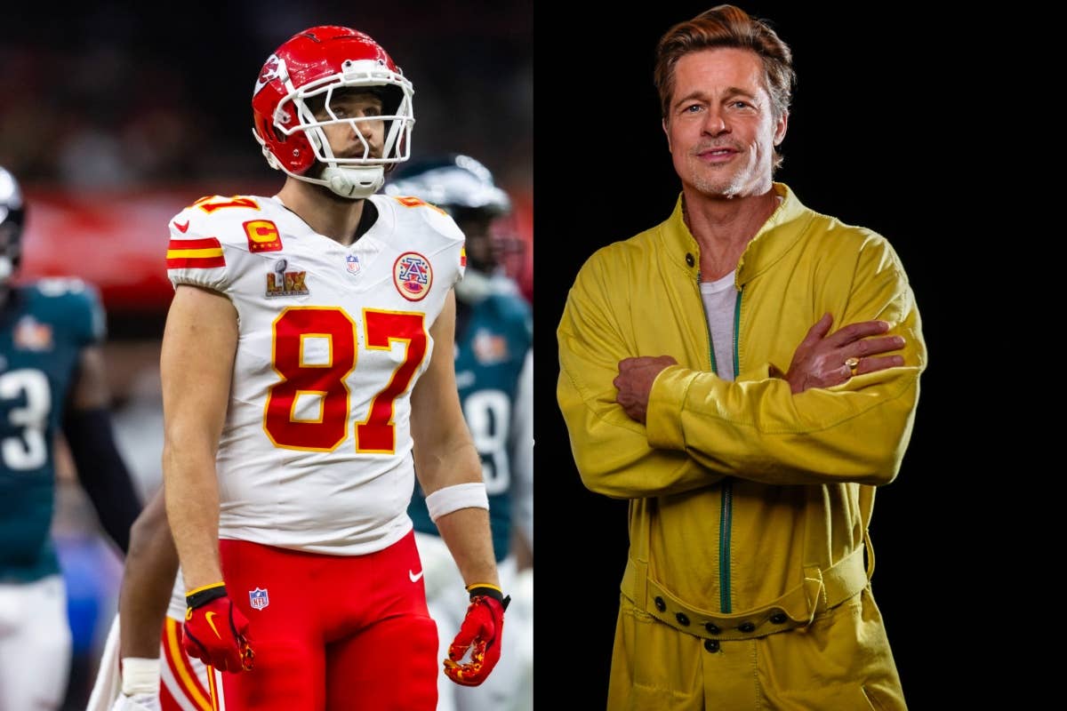 Brad Pitt, Who Has Never Attended a Chiefs Home Game, Gets Message From ...