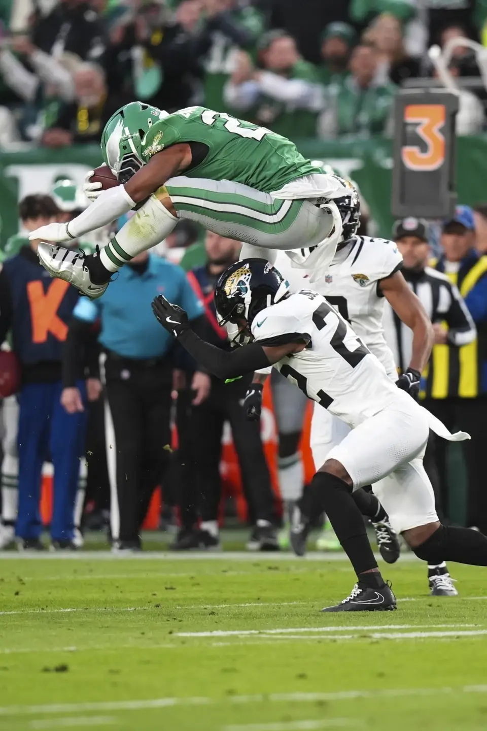 Philadelphia Eagles’ Saquon Barkley’s Viral "Spin Hurdle" Added to ...