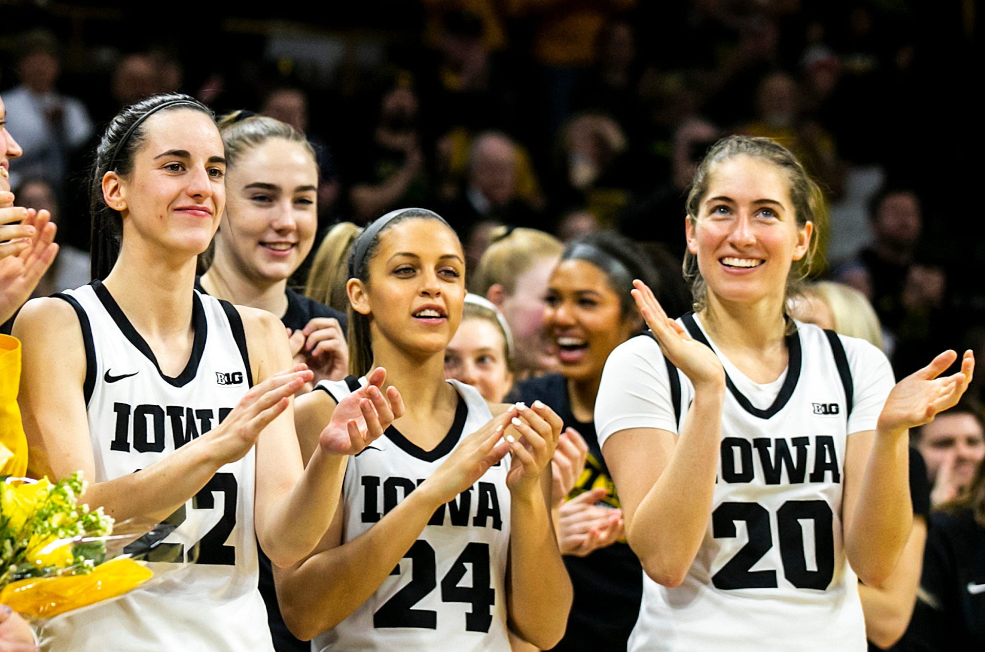 Former Iowa Stars Kate Martin, Gabbie Marshall React To Caitlin Clark’s ...