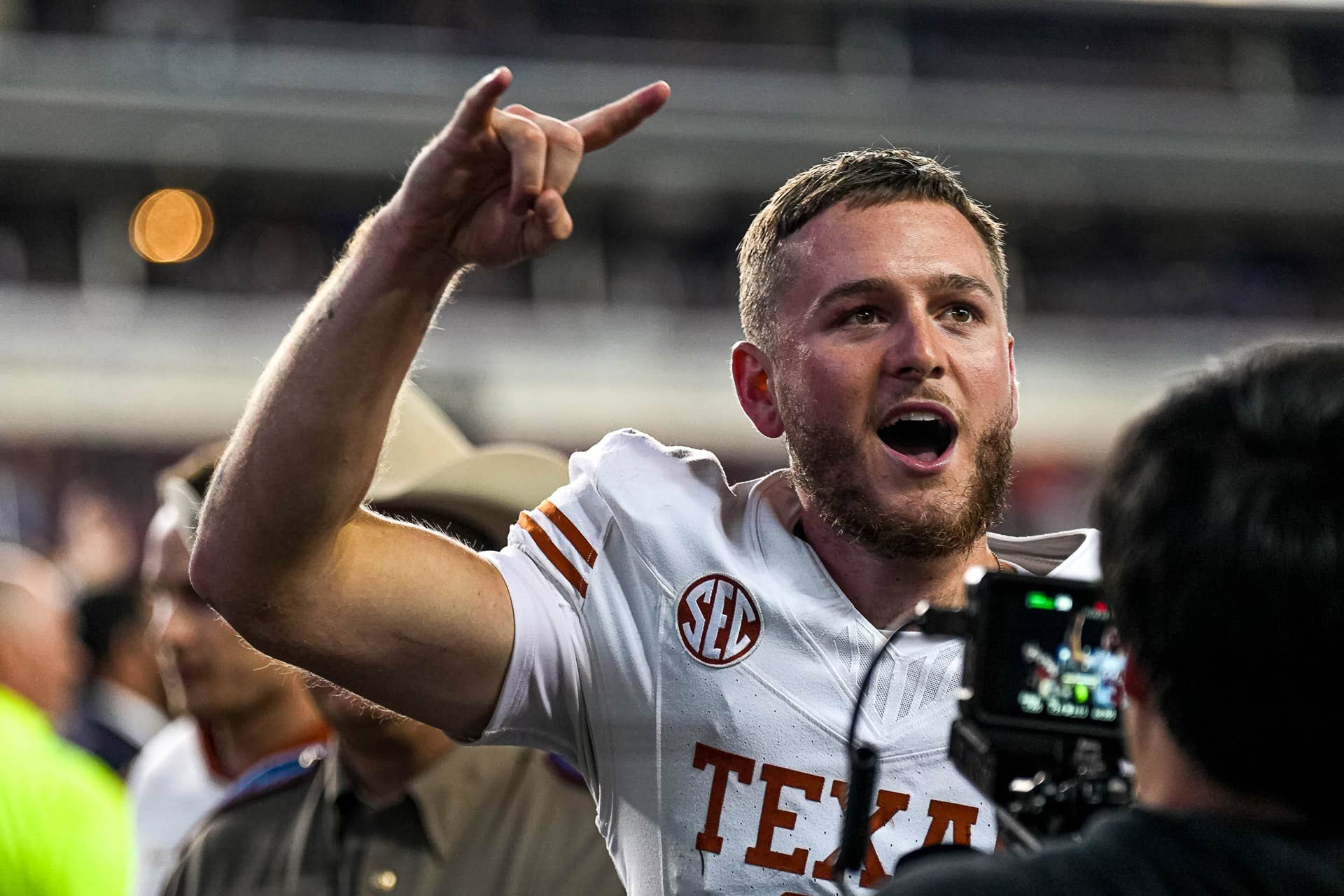 Quinn Ewers Issues Strong Response To Sam Leavitt's Controversial ...
