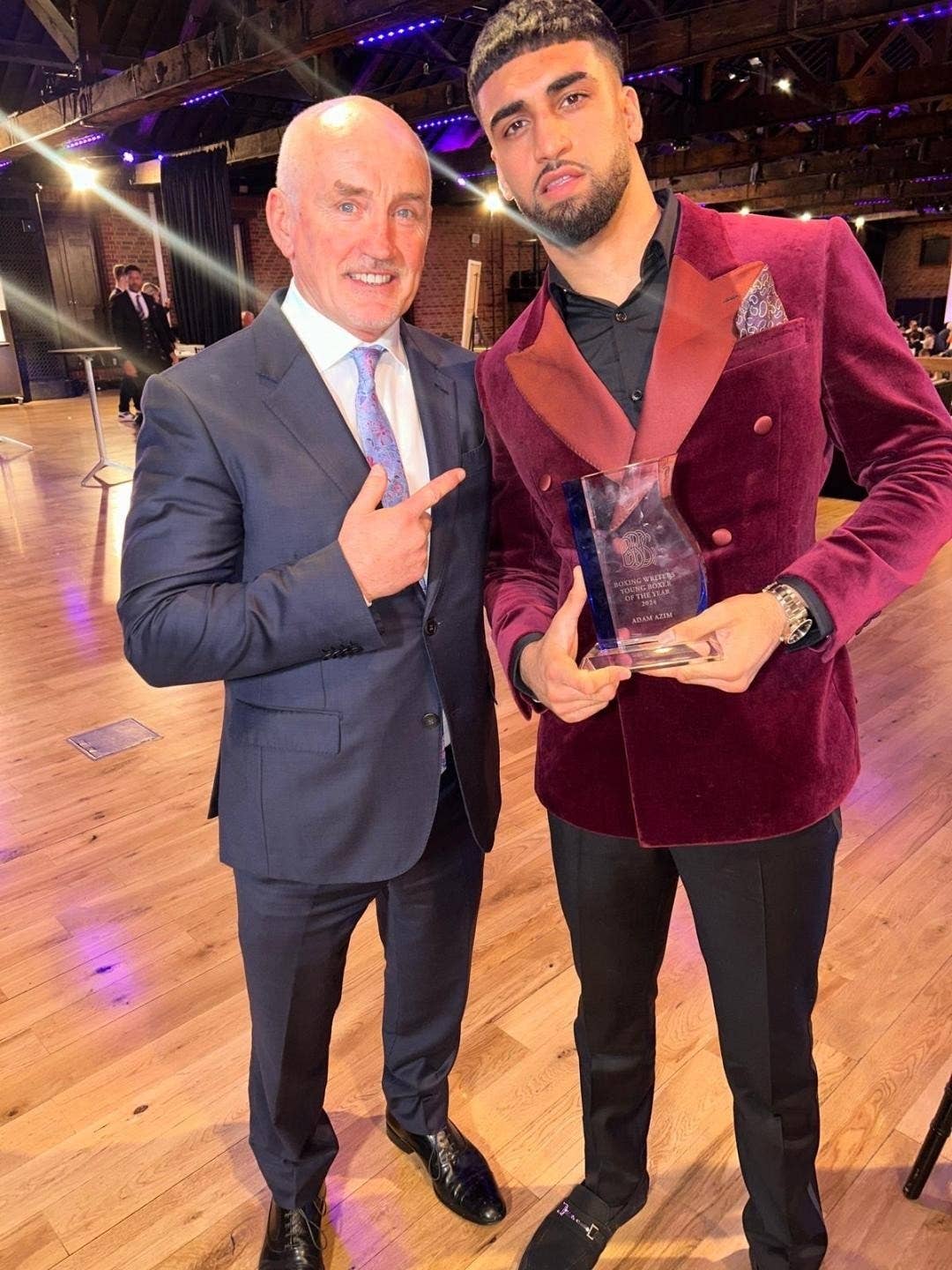 Adam Azim Feted As Young Fighter Of The Year - Athlon Sports