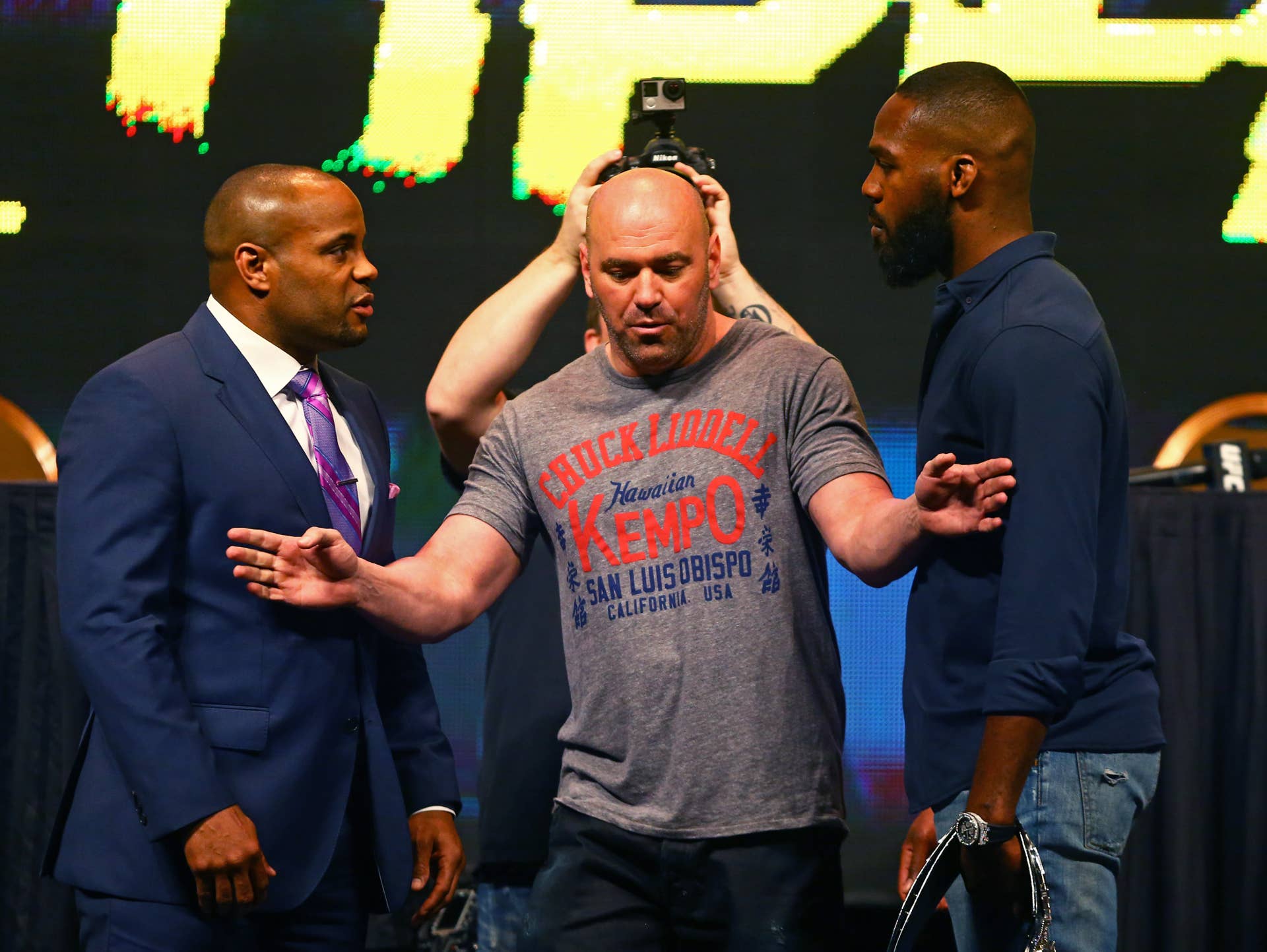 Jon Jones and Daniel Cormier Face Off Nine Years Since Last UFC Fight ...