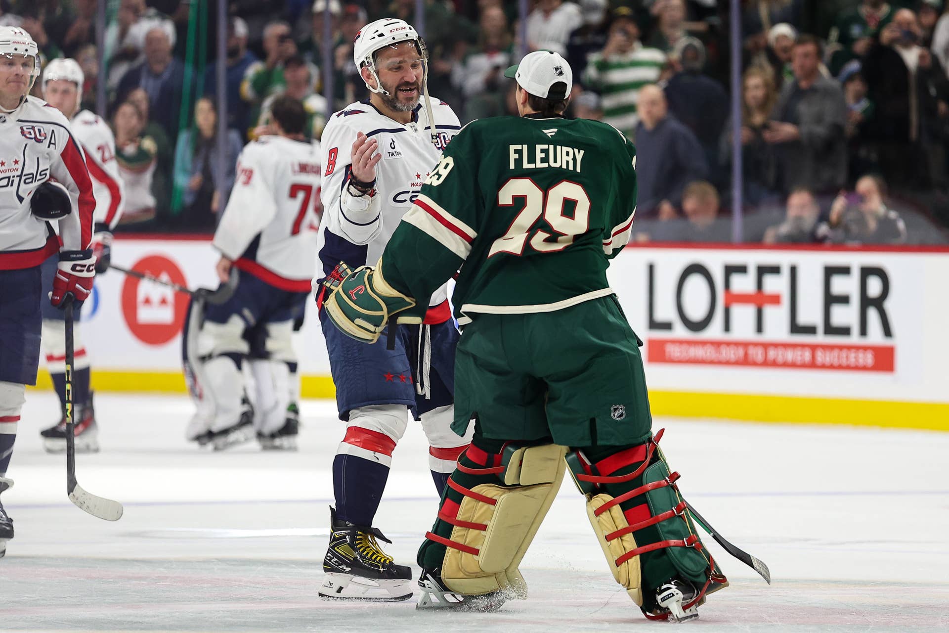 Marc-Andre Fleury's Wife Reacts to Alex Ovechkin's Move After Wild ...