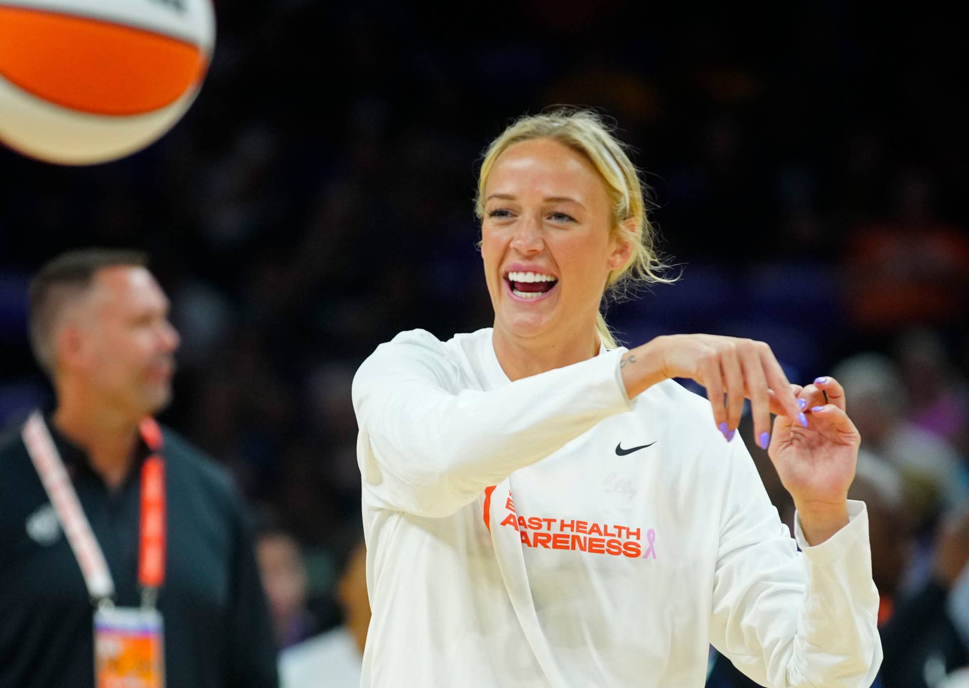 Sophie Cunningham Left in Awe Over Celebrity Guest at Fever Practice ...