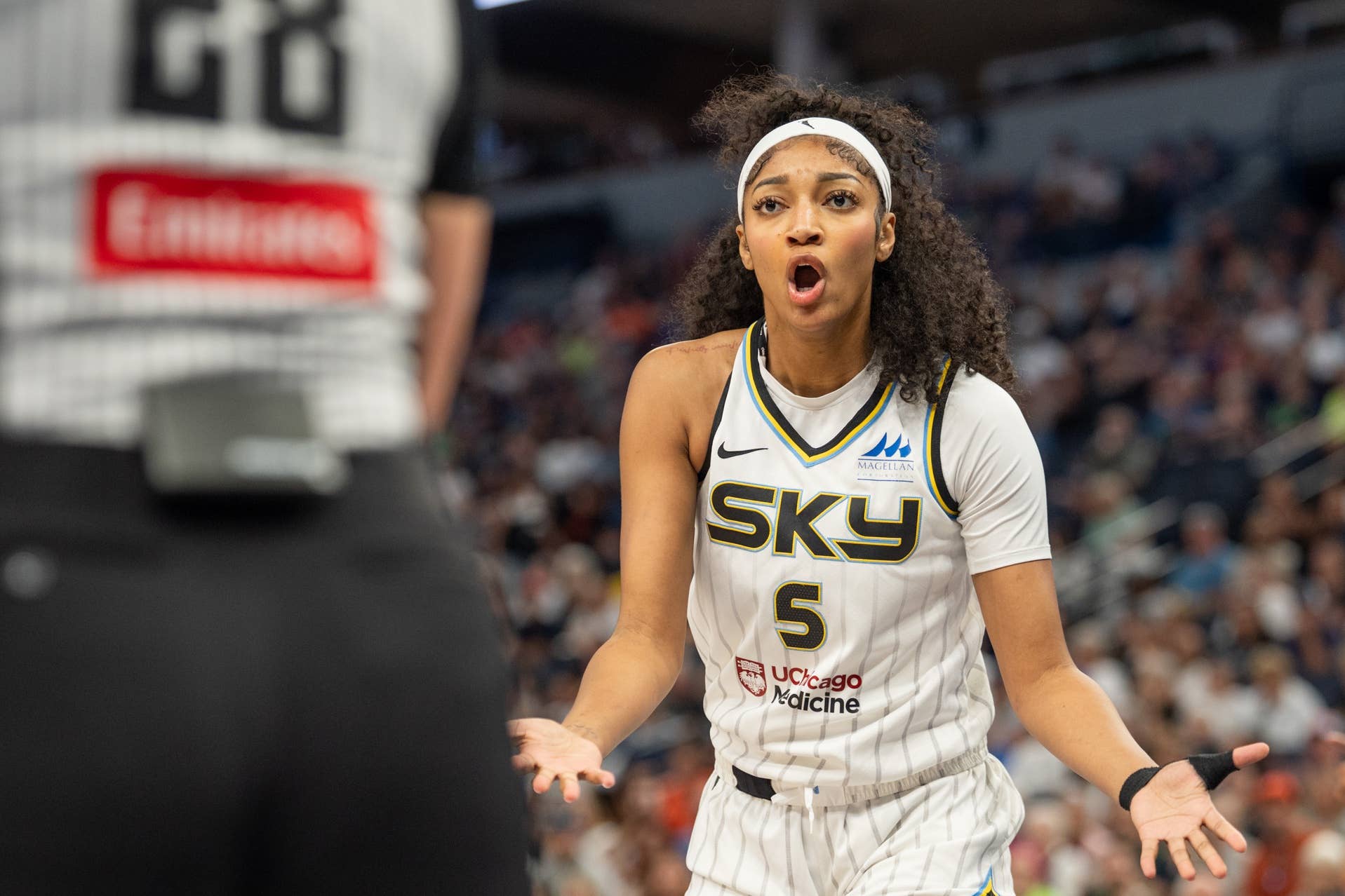 Camera Catches Angel Reese’s Raw Reaction to Caitlin Clark’s Three ...
