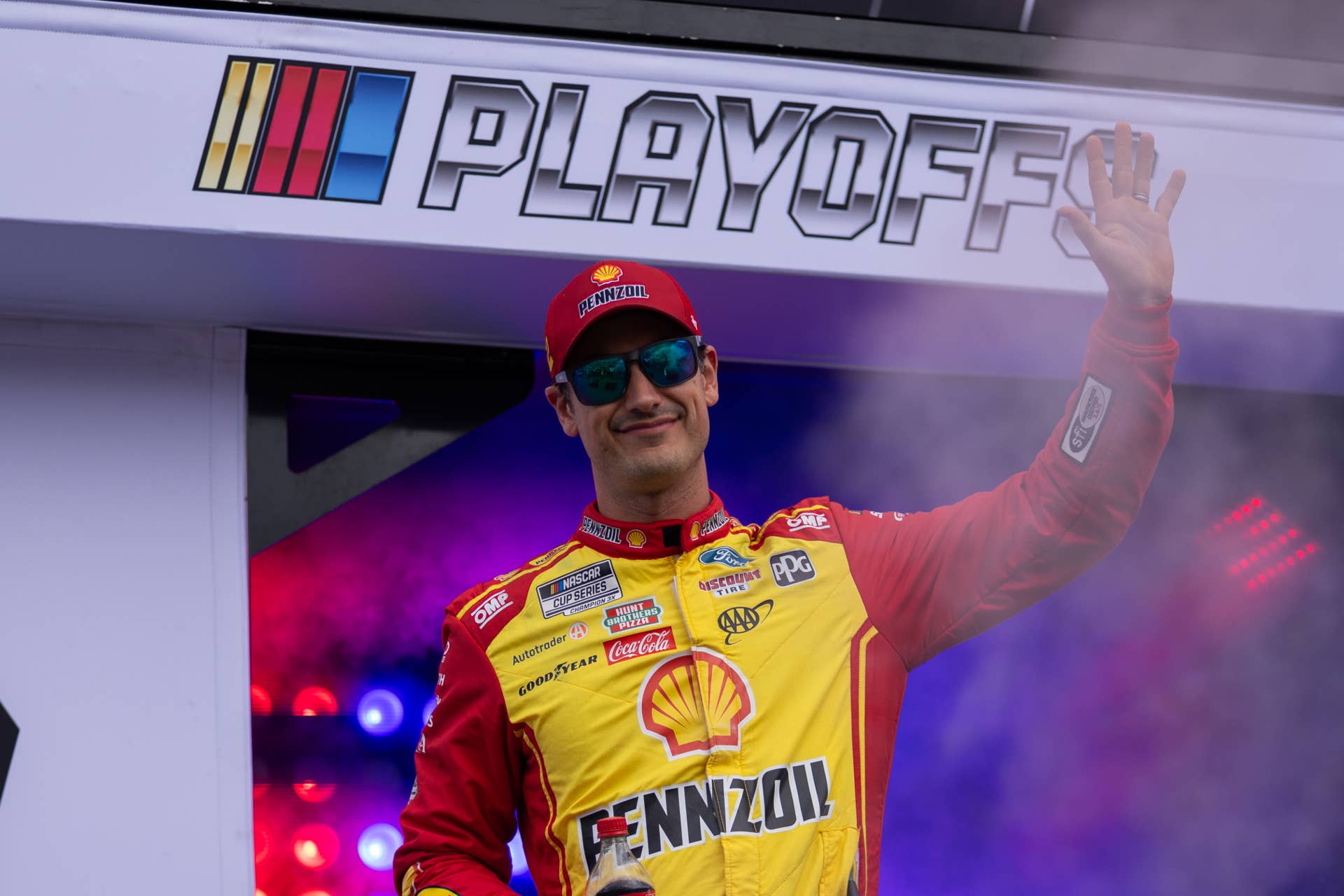 Joey Logano Hints at Christmas Gift for Denny Hamlin - Athlon Sports