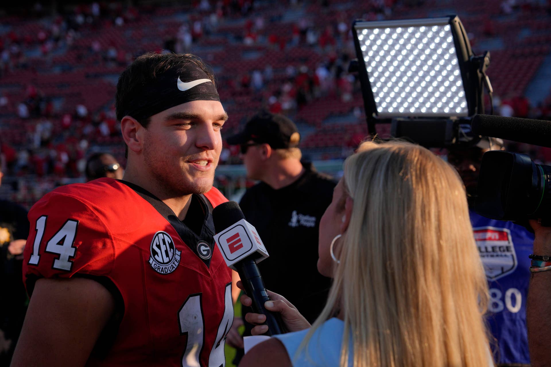 Georgia QB Gunner Stockton Receives Good News During College Football ...