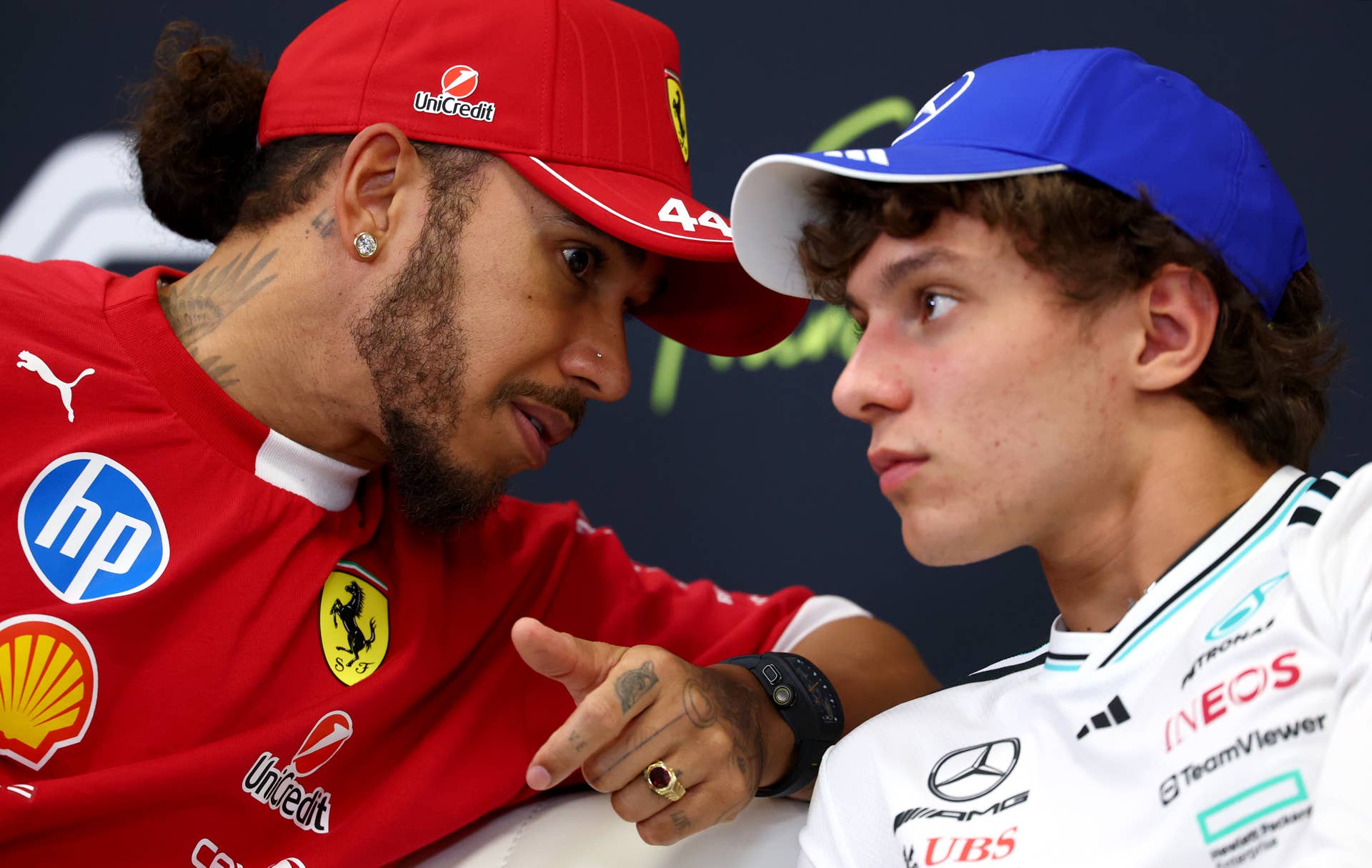 Kimi Antonelli's Angry Radio After Close Call With Lewis Hamilton Goes ...