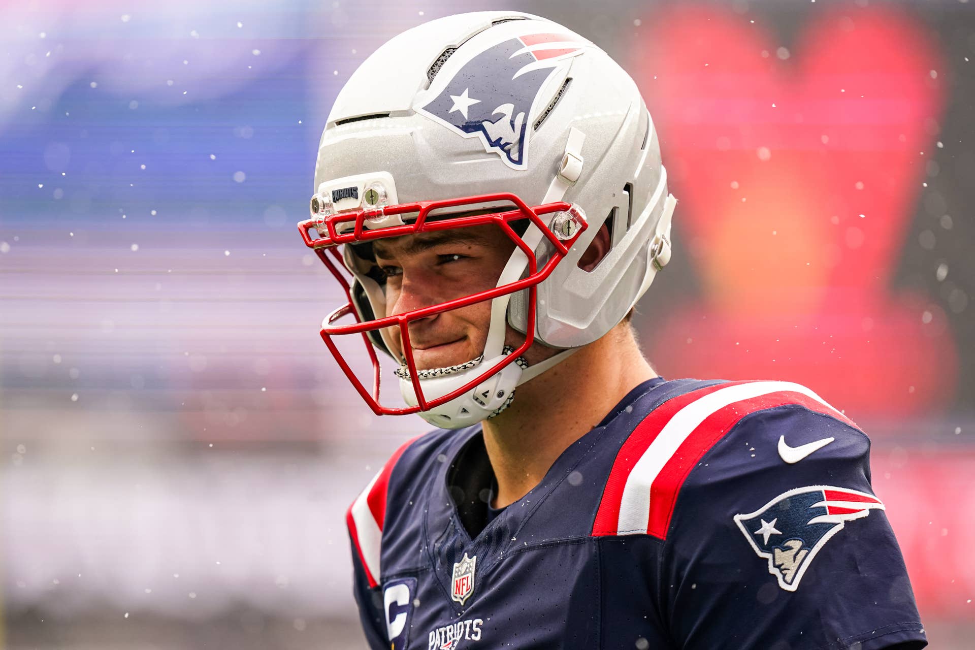Fans Are Not Happy After Seeing Drake Maye’s Super Bowl Jersey - Athlon