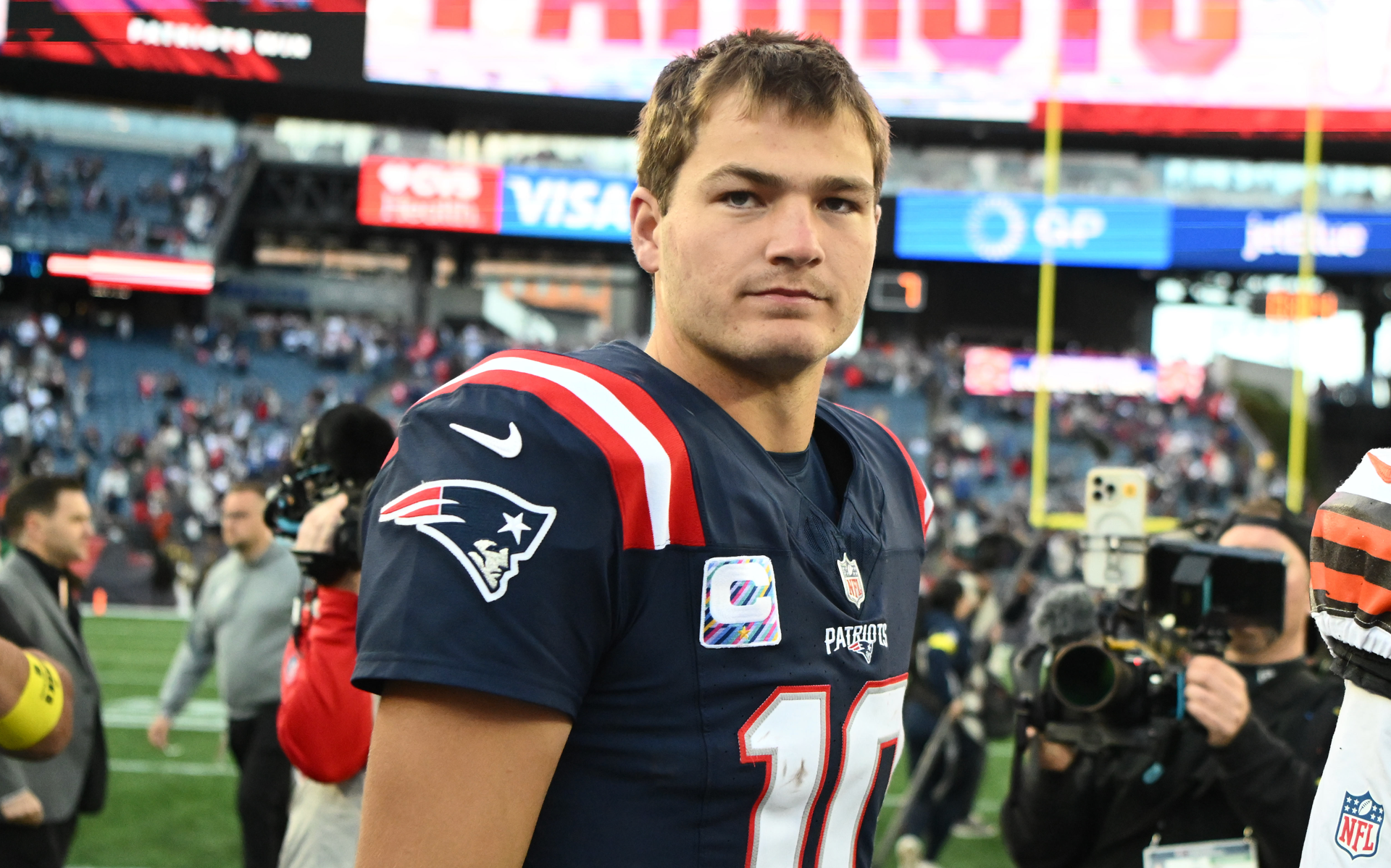 NFL Facing Punishment Decision on Drake Maye Incident - Athlon Sports