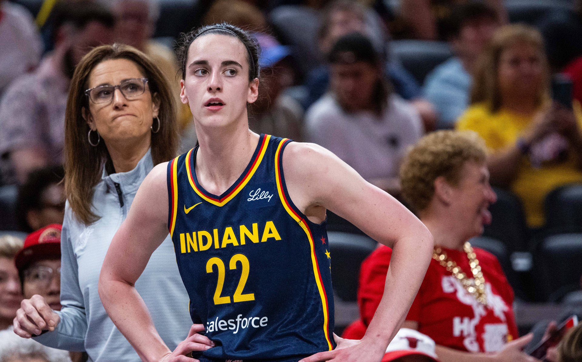 Indiana Fever Star Caitlin Clark Reacts to Coaching News on Thursday ...