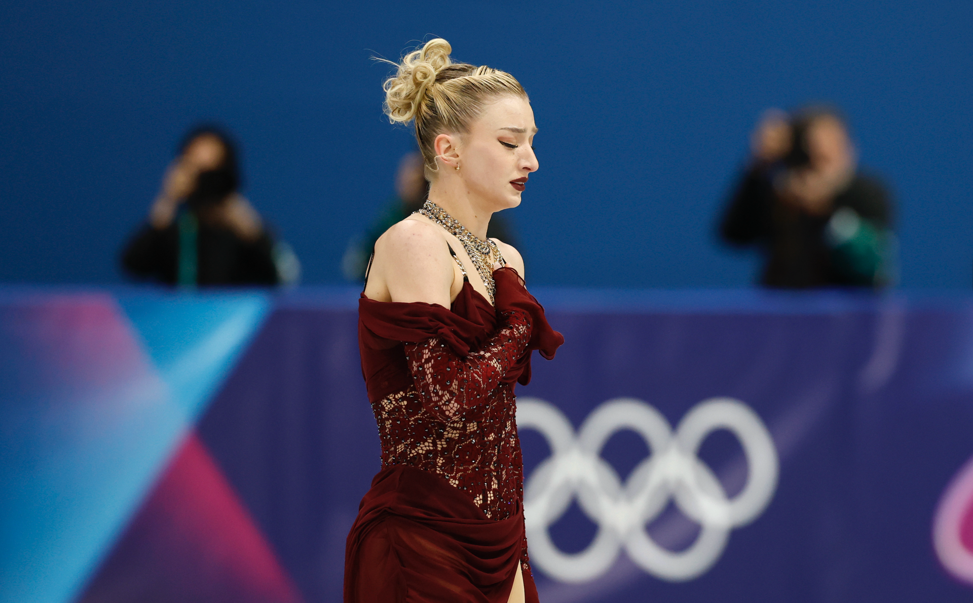 U.S. Figure Skater Amber Glenn Reacts to Retirement Announcement ...
