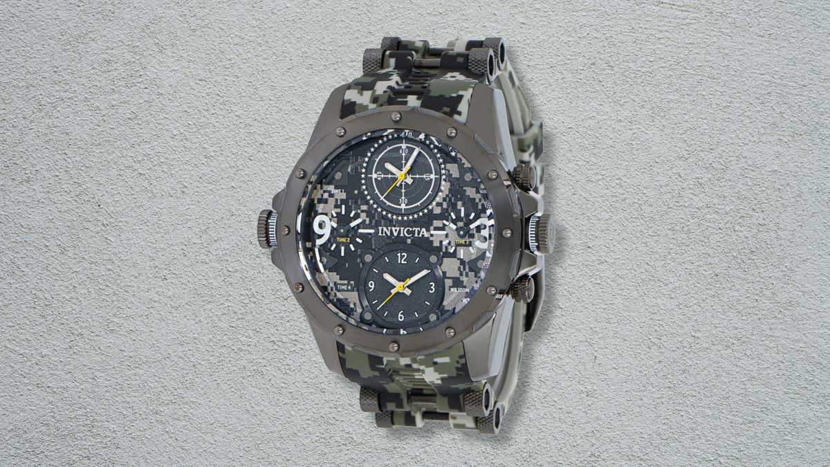 Invicta’s Rugged Camouflage Watch Is 87% Off - Athlon