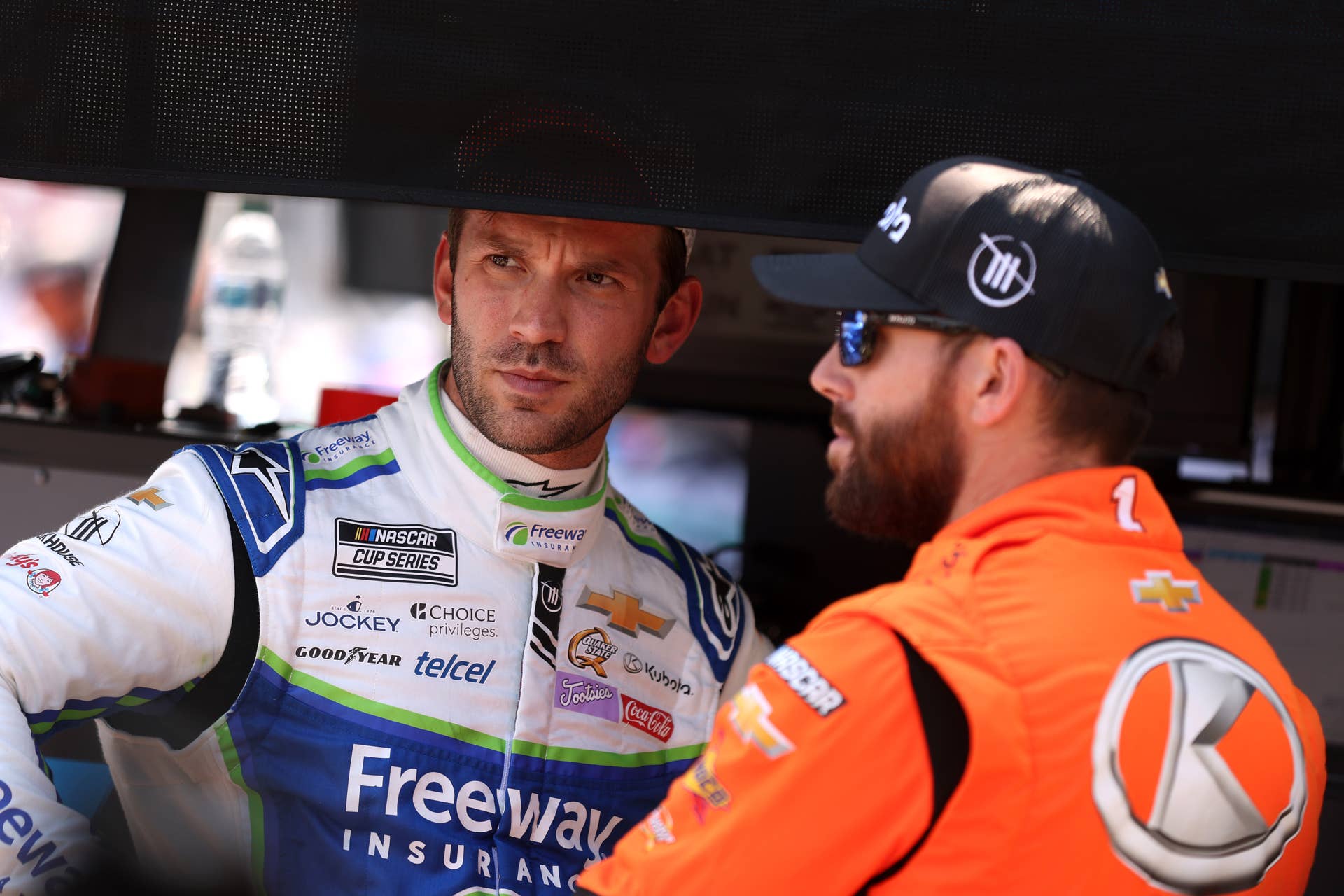 Ross Chastain Pushes Daniel Suárez on Pit Road After Las Vegas Finish ...