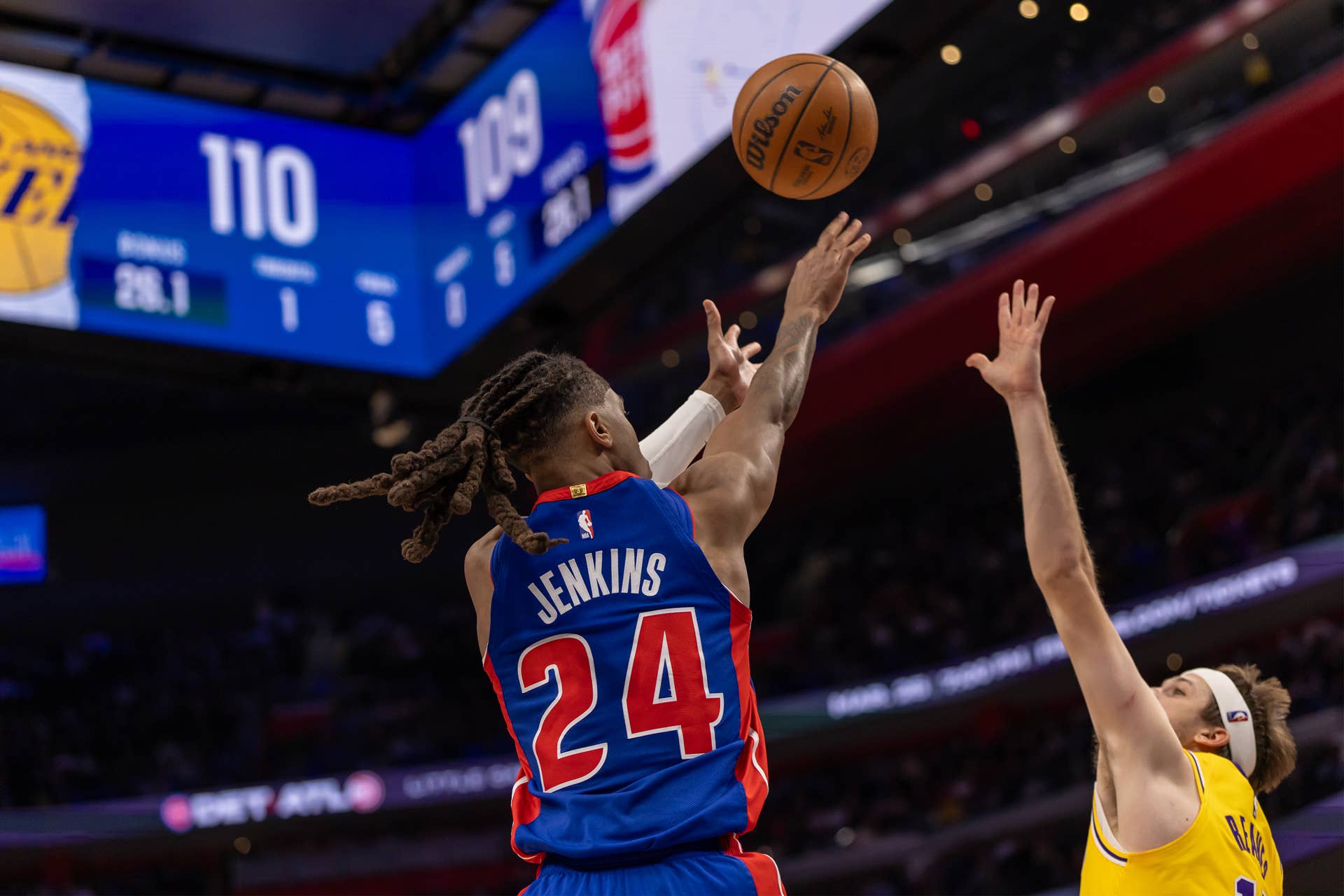 Pistons’ Daniss Jenkins Sends Message After Game-Winner Against Lakers ...