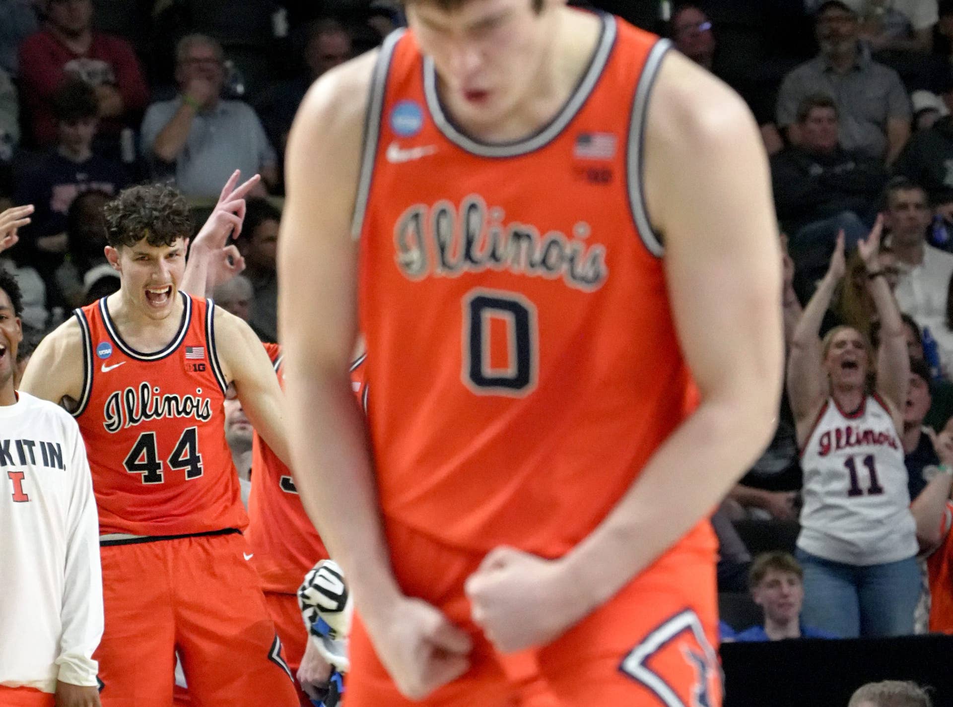 Illinois goes viral with wild locker room celebration in March Madness ...