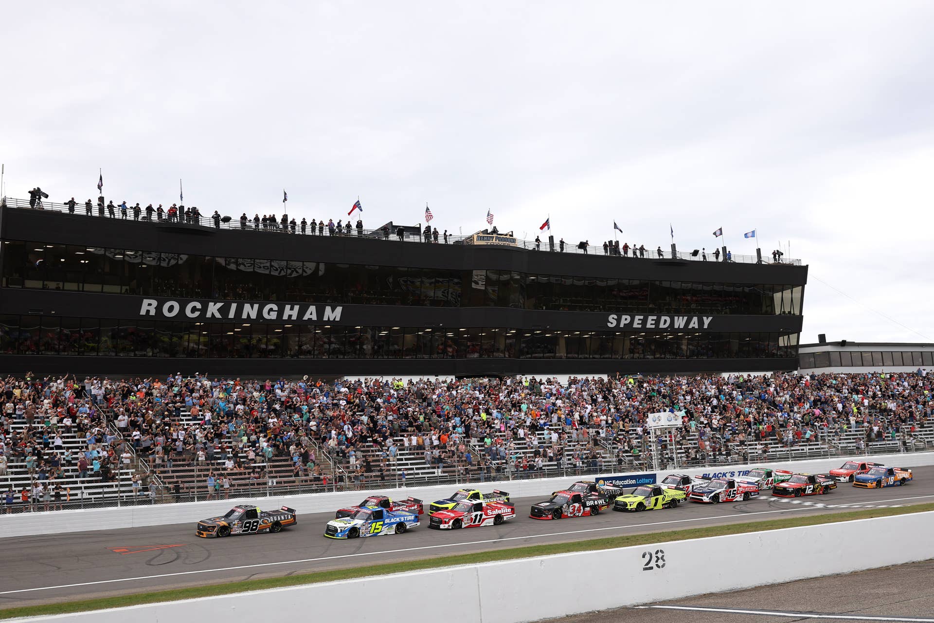 NASCAR Craftsman Truck Series Race Results From Rockingham Speedway ...