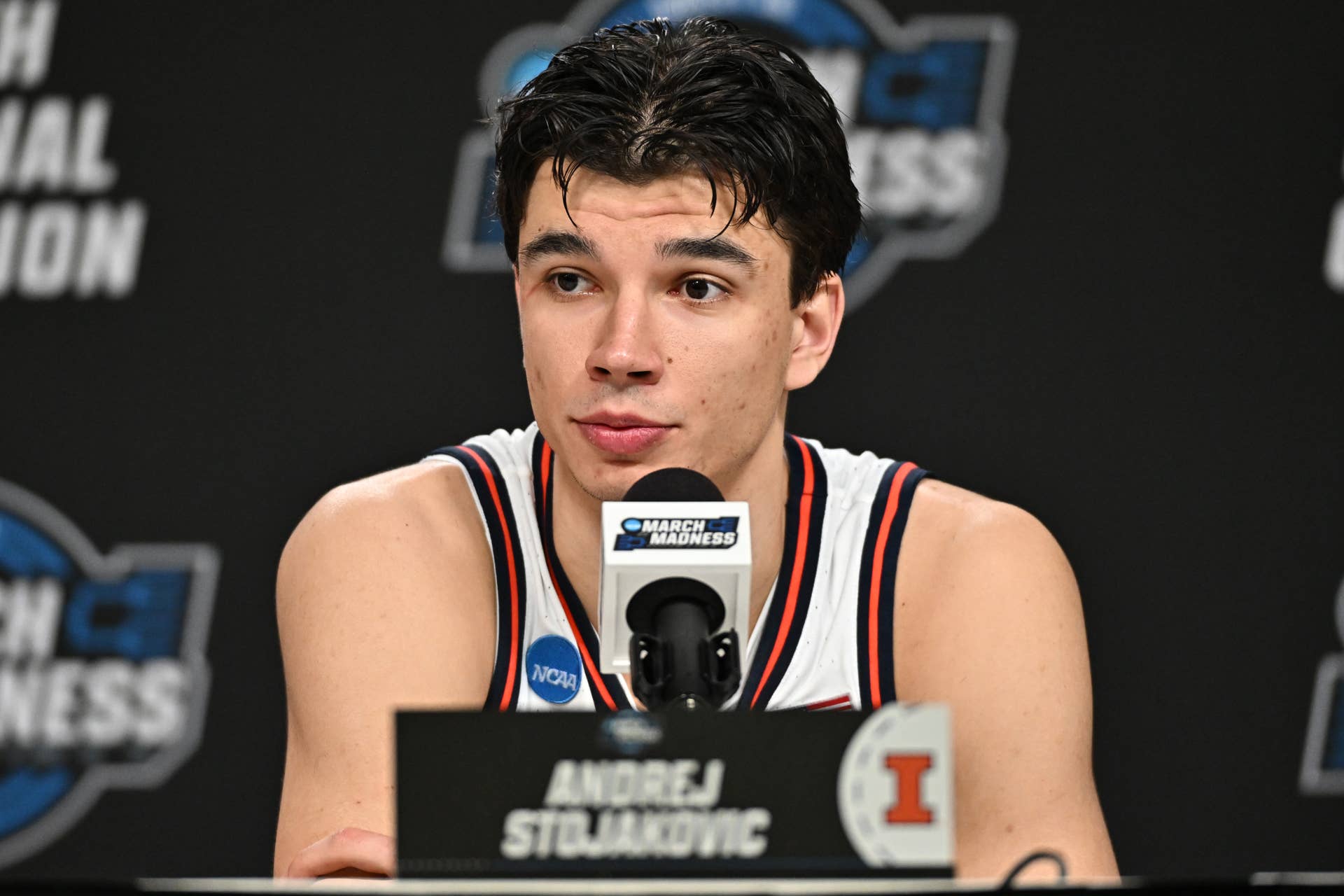Illinois’ Andrej Stojakovic Reacts After Transfer Portal Decision on ...