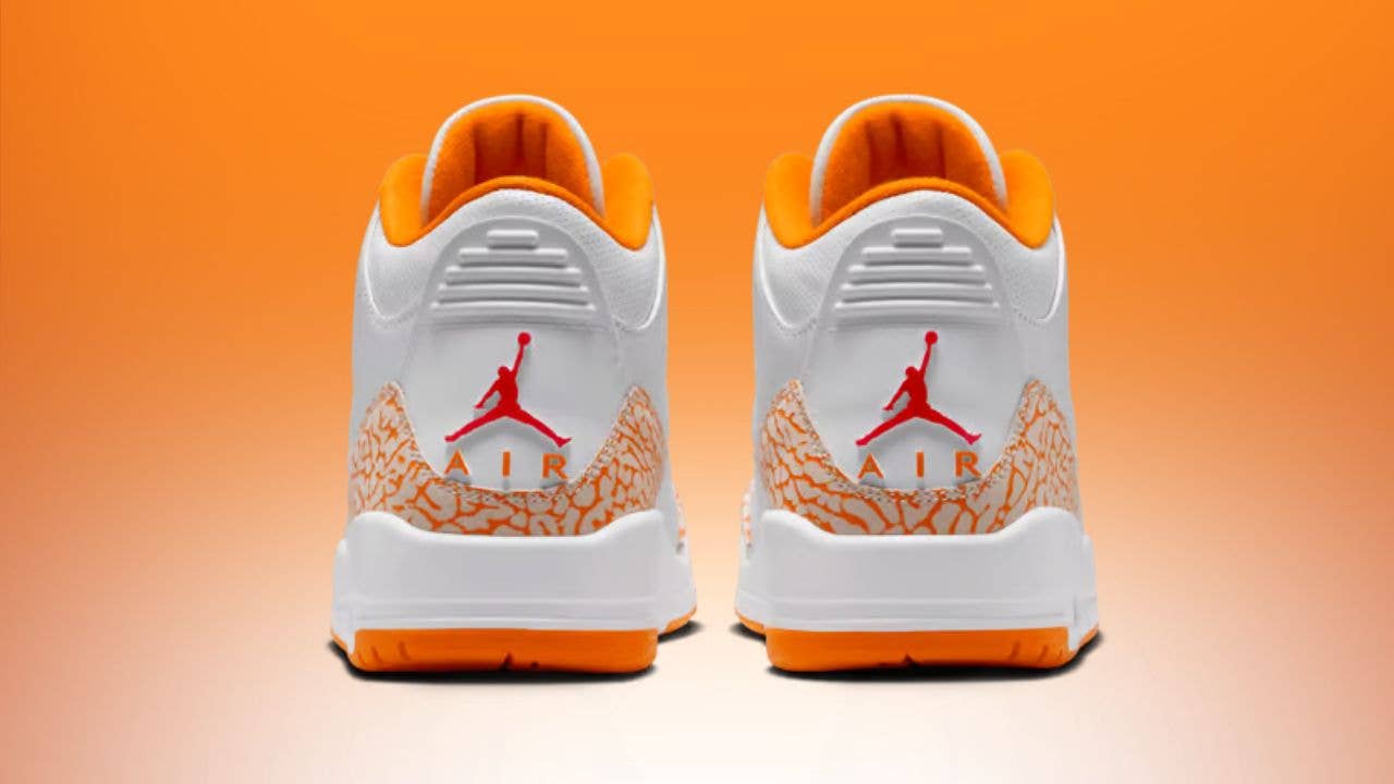 Air Jordan 3 'Orange Citrus' Bright Color, Women Exclusive, Proper ...