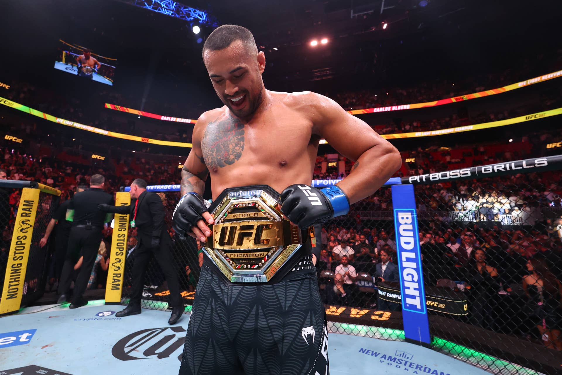 UFC Champion Carlos Ulberg Loses Title Belt After Wild Night ...