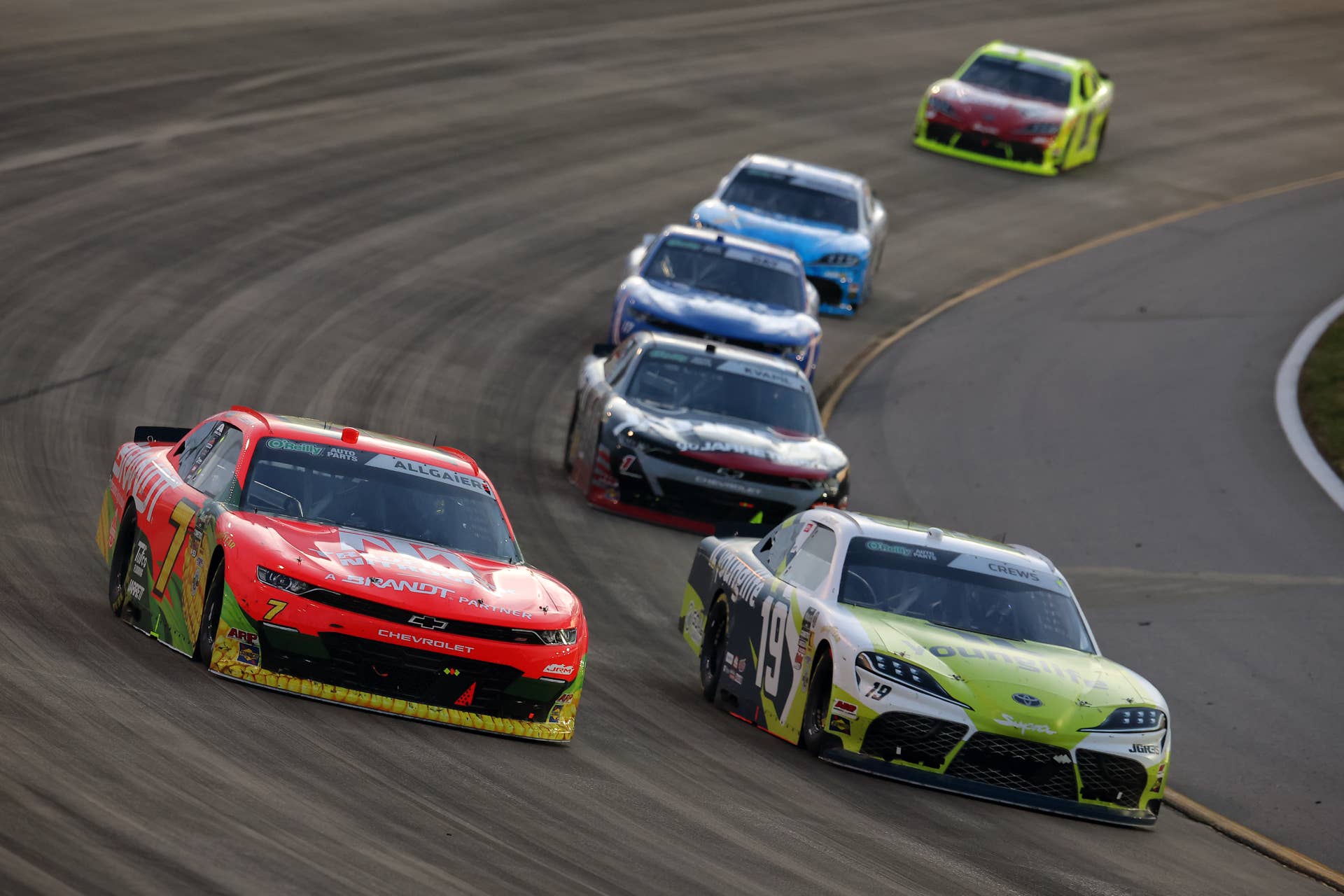 NASCAR O'Reilly Auto Parts Series Race Results From Nashville ...