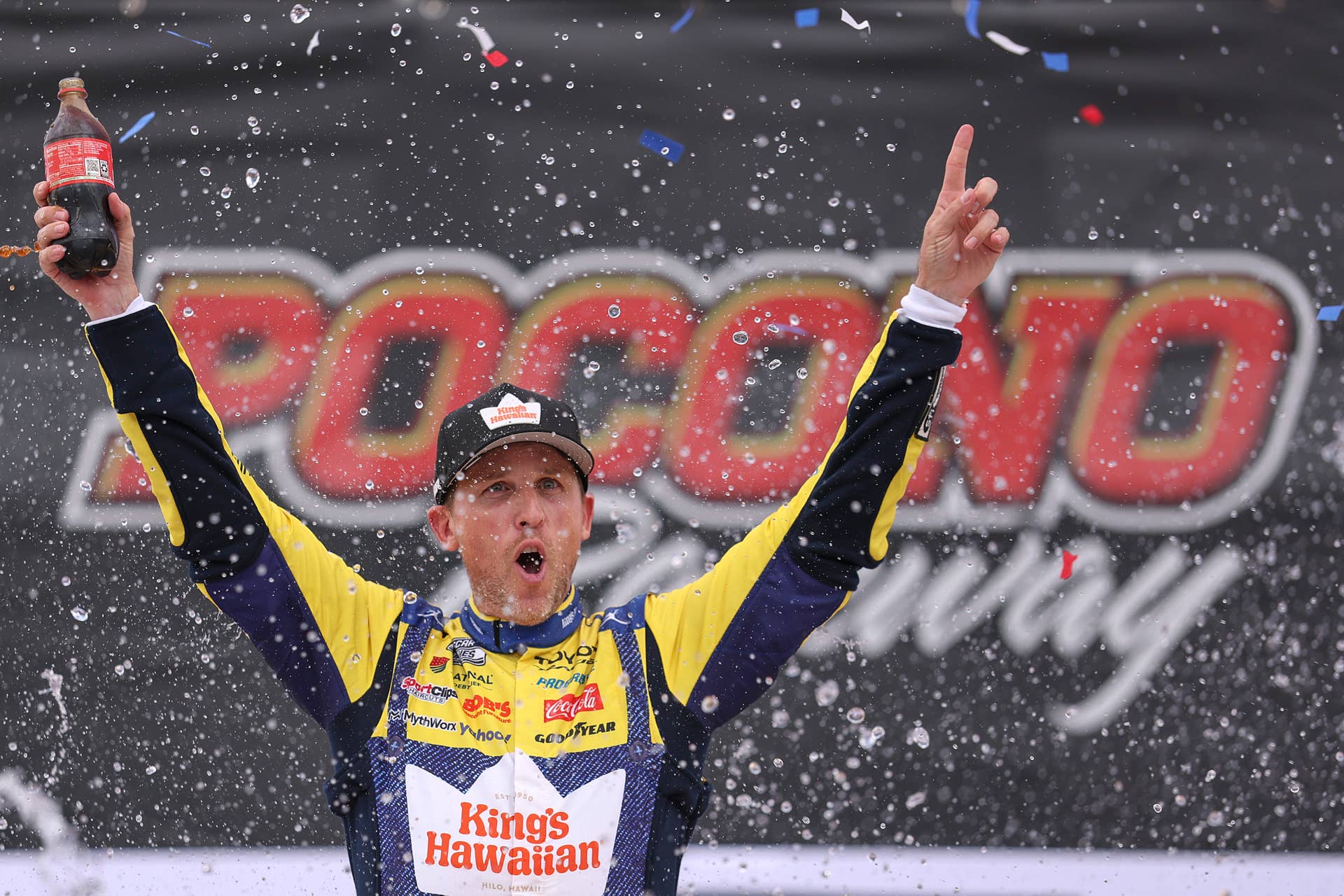 Denny Hamlin Breaks Curse After Three-Peat Win at Pocono - Athlon