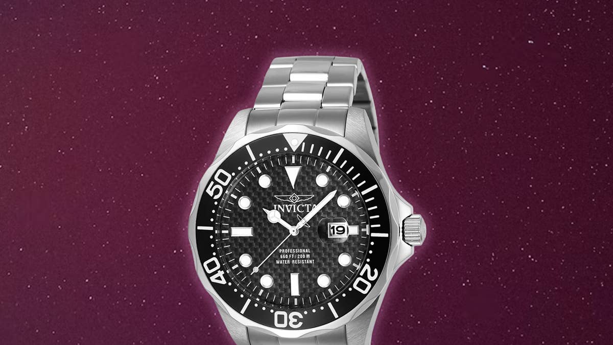 Invicta’s Carbon Fiber Dial Dive Watch Is 91% Off - Athlon