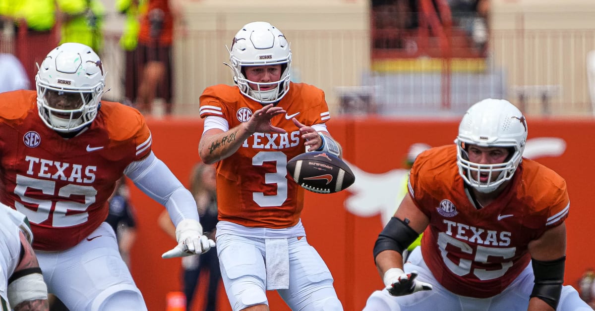 Texas QB Quinn Ewers Is The No. 3 Overall Pick In Latest 2025 NFL Mock ...