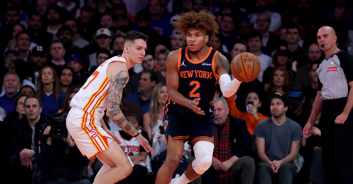 Miles McBride Leaves New York Knicks Game With Rib Injury - Athlon Sports