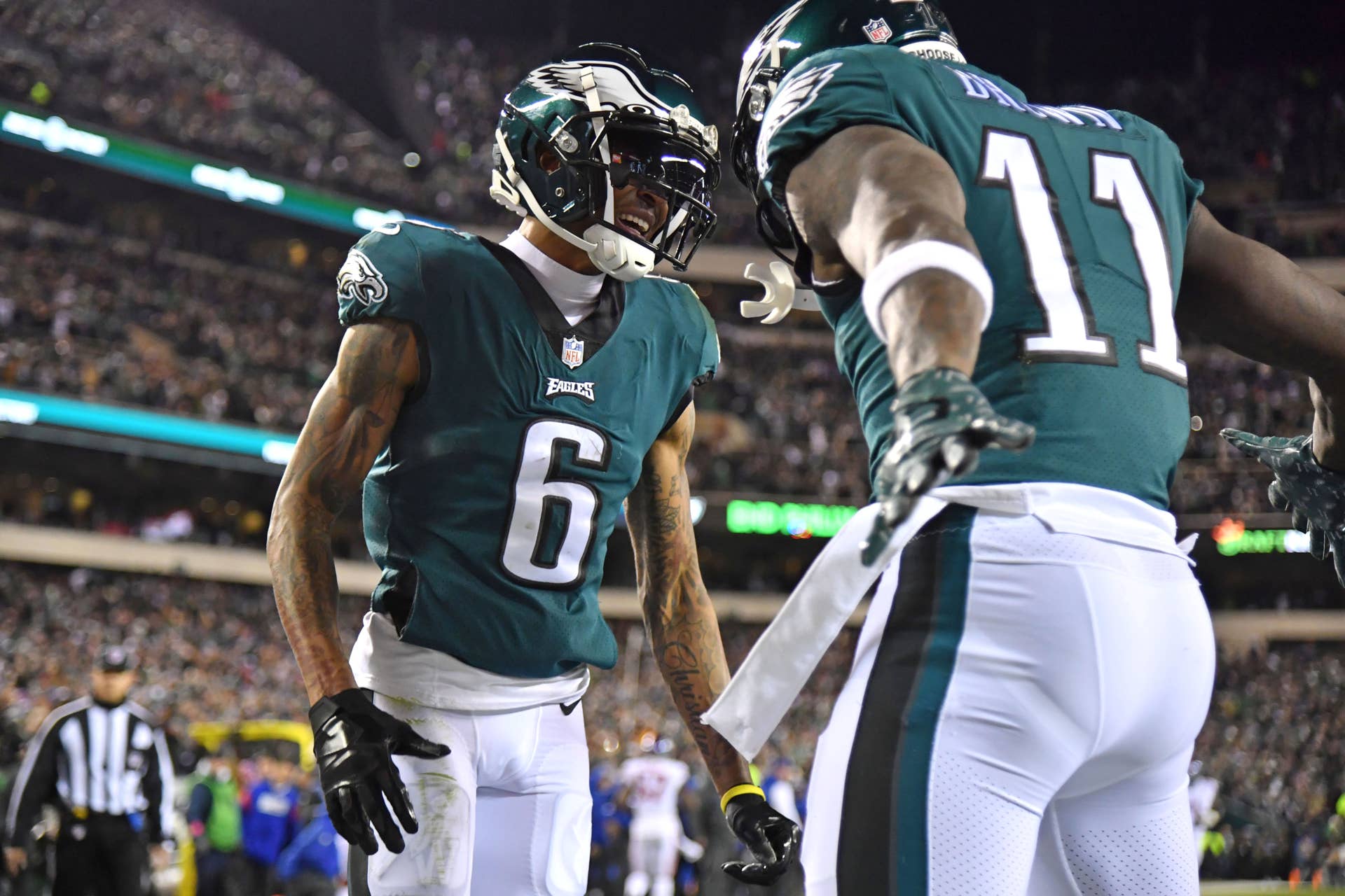 Philadelphia Eagles Receivers Duo of A.J. Brown and DeVonta Smith Ranks ...