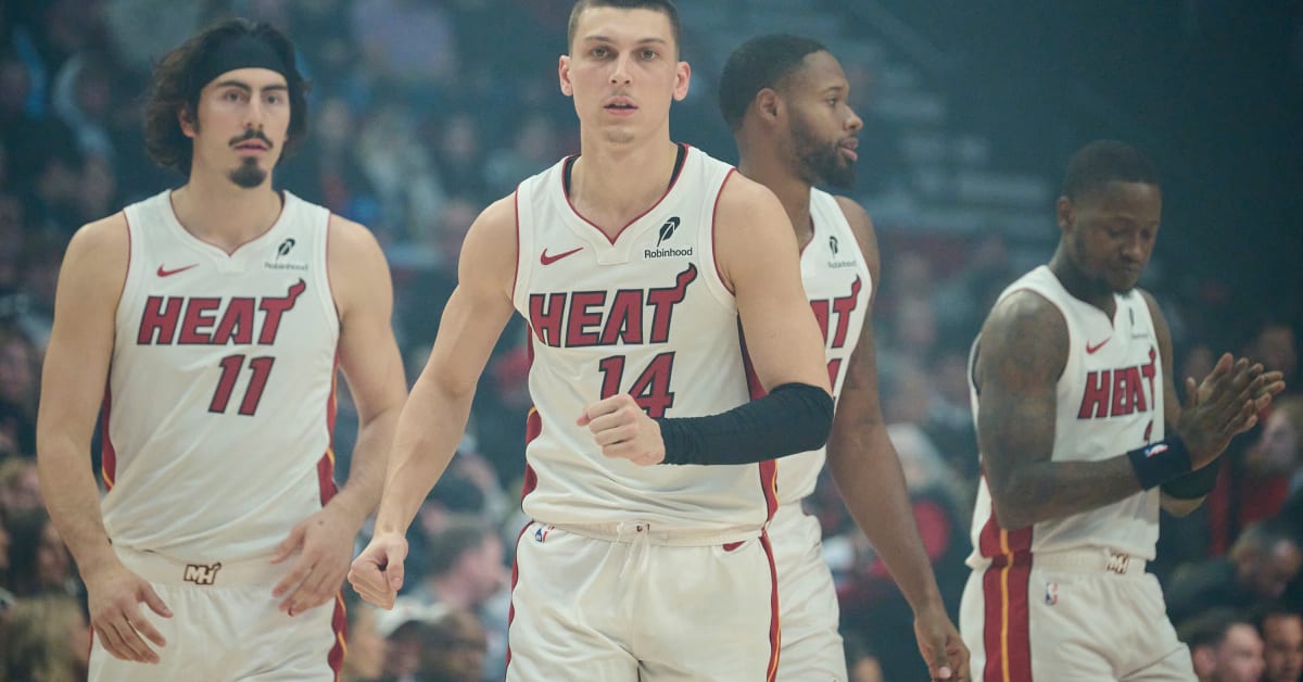 Tyler Herro Delivers Message to Cavaliers After Heat Make NBA History - Athlon Sports