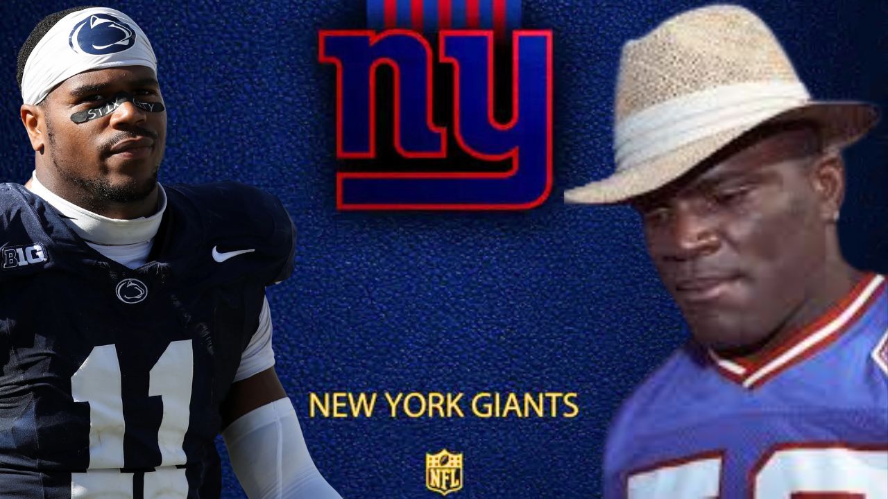 Lawrence Taylor Sacks Abdul Carter's No. 56 New York Giants Uniform ...