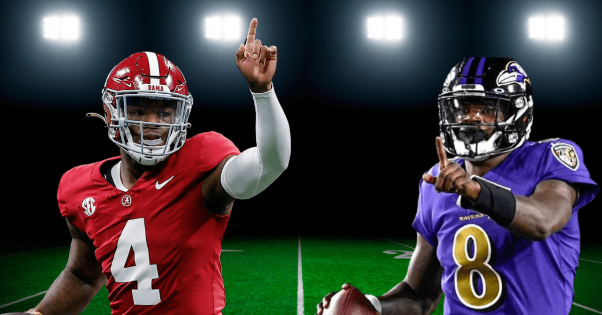 Top Draft Quarterback Claims He's Faster Than Baltimore Ravens' Lamar ...