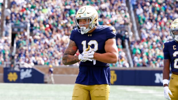Notre Dame Head Coach Marcus Freeman Wins The Bobby Dodd Coach of the ...