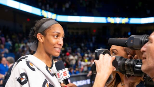 A'ja Wilson's Unreal Block On Angel Reese Goes Viral - Athlon Sports