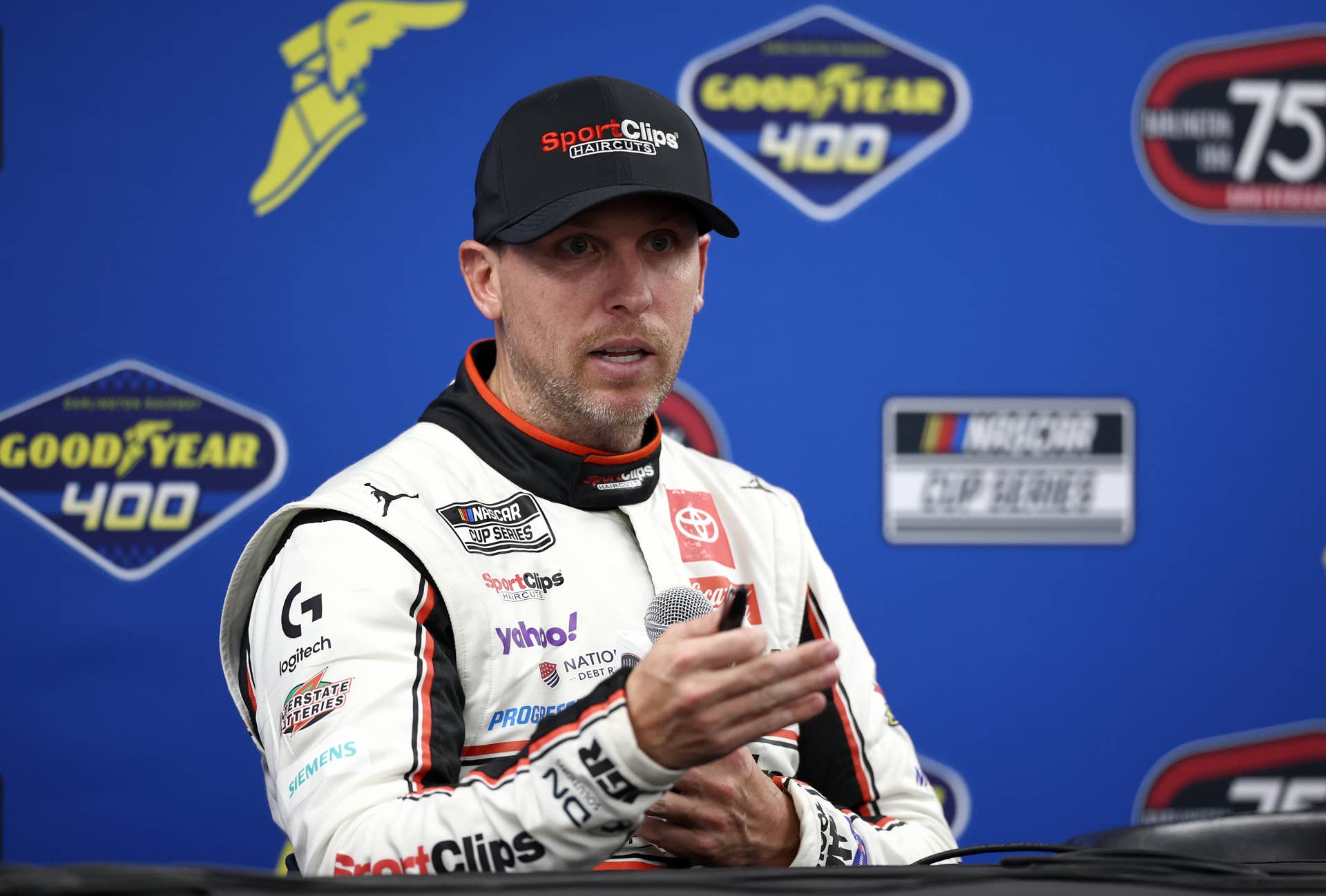 Denny Hamlin Pauses Interview to Deliver Somber Post-Race Tribute at ...
