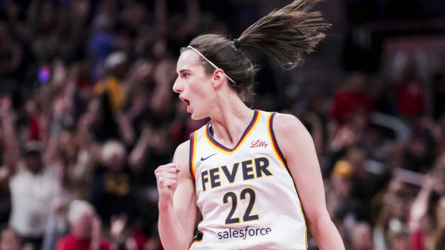 Caitlin Clark Left in Disbelief After Pacers' Game 1 Comeback Against Thunder - Athlon Sports