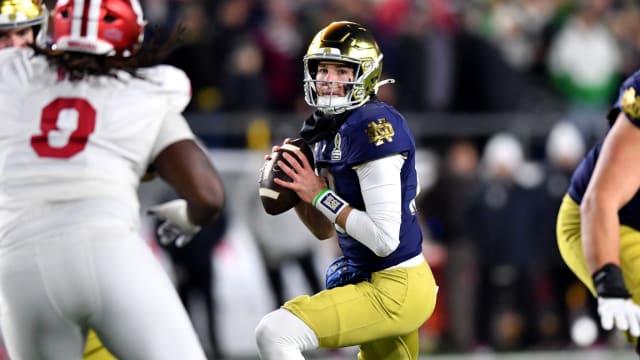 Riley Leonard’s Message After Notre Dame’s CFP Win Over Indiana - Athlon Sports