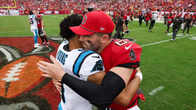Tampa Bay Buccaneers Baker Mayfield Reacts Emotionally To Playoff-Level ...