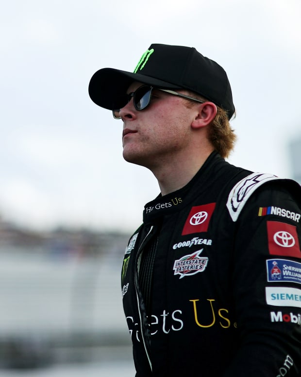 Ty Gibbs Goes Airborne Again—This Time After Contact With Denny Hamlin ...