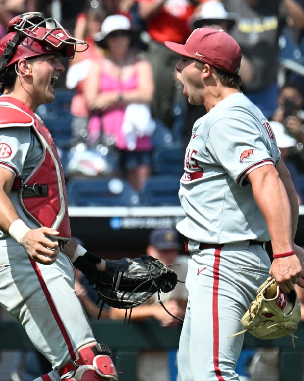 Arkansas Razorback WR Isaac TeSlaa Shines at NFL Scouting Combine ...