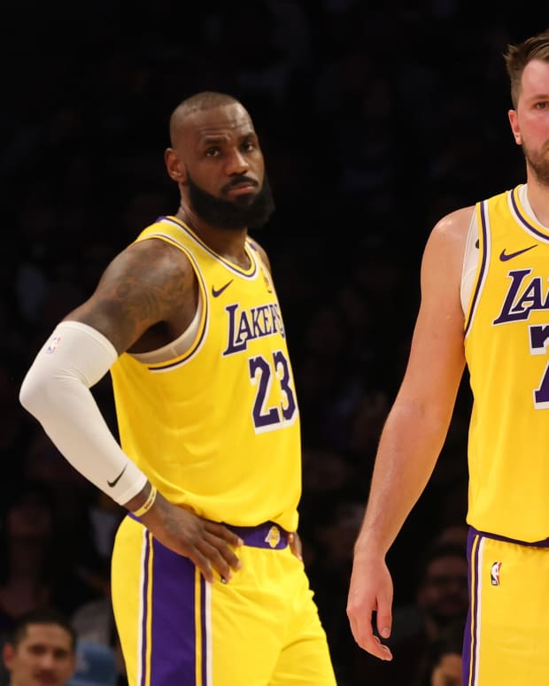 Luka Doncic, LeBron James Headline Lakers' Injury Report vs. Nuggets - Athlon Sports
