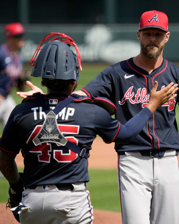 Cy Young Winner Chris Sale Offers High Praise of Braves’ Top Prospect Drake Baldwin - Athlon Sports