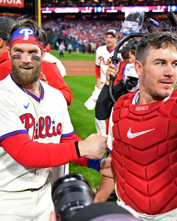 Meet the 2025 Philadelphia Phillies: 1B Bryce Harper - Athlon Sports