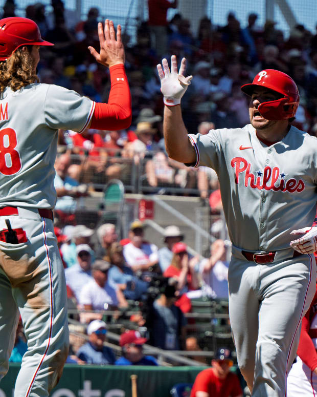 Meet the 2025 Philadelphia Phillies: 1B Bryce Harper - Athlon Sports