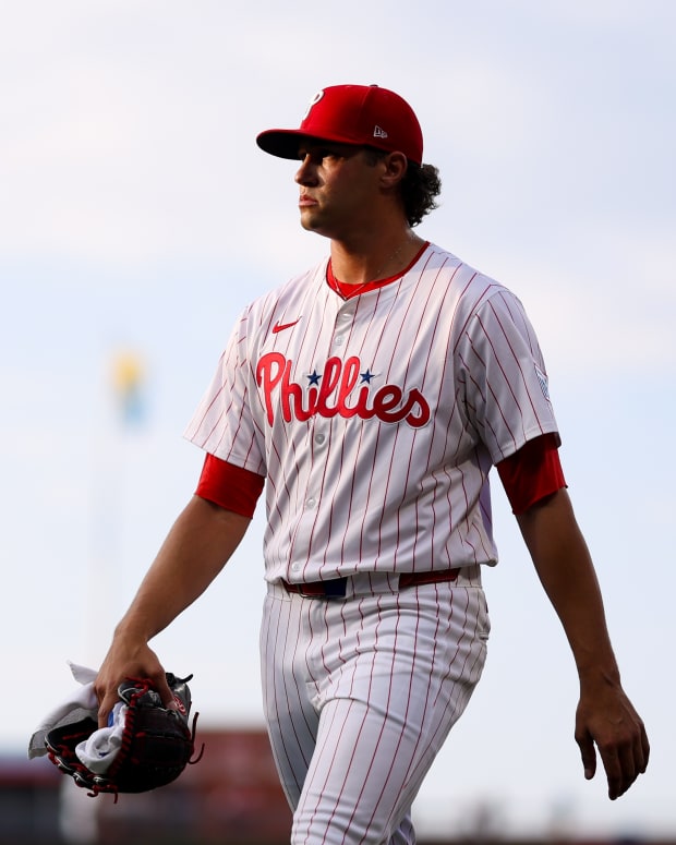 Meet the 2025 Philadelphia Phillies: RHP Aaron Nola - Athlon Sports